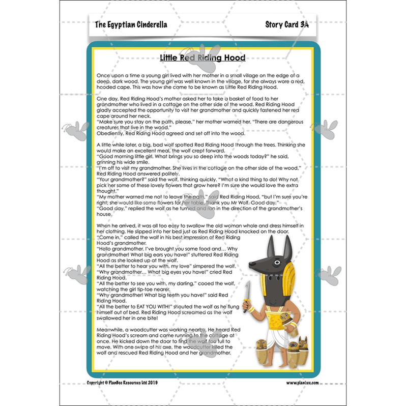 The Egyptian Cinderella Planning Pack for KS2 — PlanBee