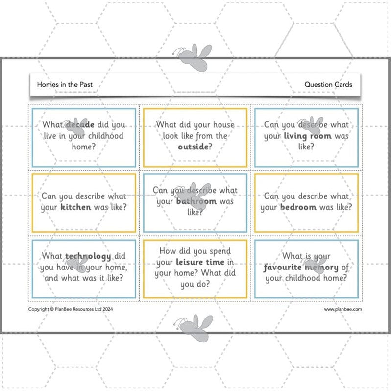 KS1 Homes in the Past History Lesson Pack by PlanBee