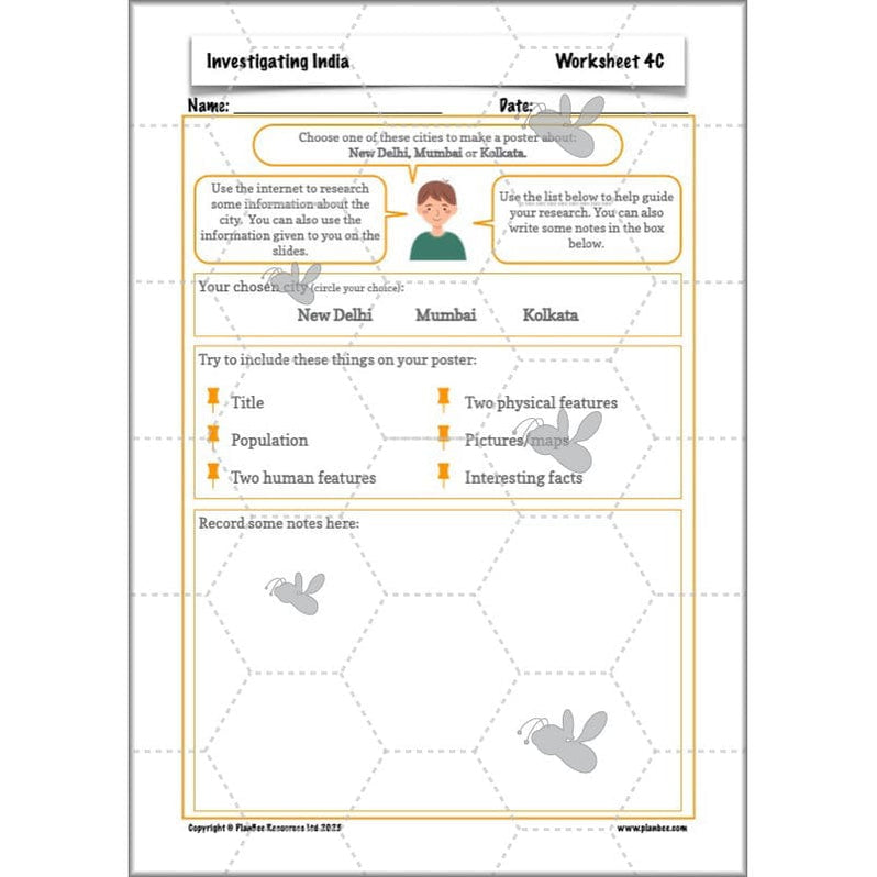 Investigating India KS2 Geography scheme for Year 3 & Year 4 — PlanBee