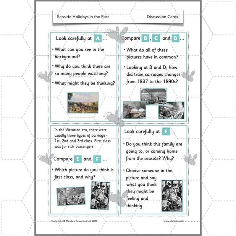 Seaside Holidays in the Past KS1 History Lessons | PlanBee
