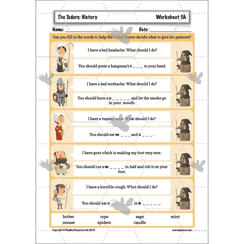 The Tudors KS2 History Lessons and Resources — PlanBee