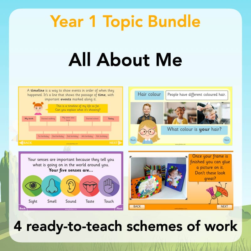 All About Me KS1 Topic Bundle — PlanBee