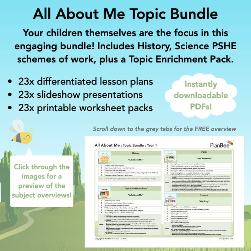 KS1 Topic Ideas for Creative Curriculum Lessons by PlanBee