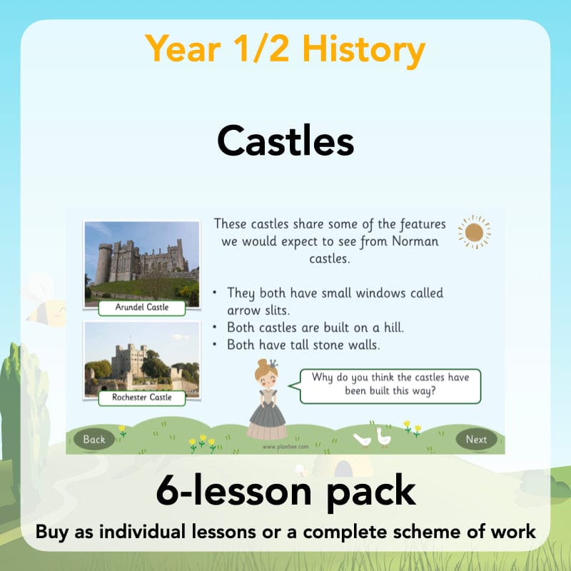Castles Castles KS1 History Lesson Planning and Resources — PlanBee