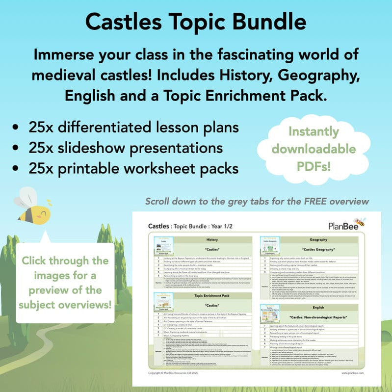 KS1 Topic Ideas for Creative Curriculum Lessons by PlanBee