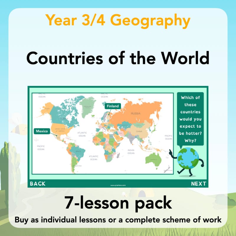 Countries of the World | KS2 Geography Lessons PlanBee