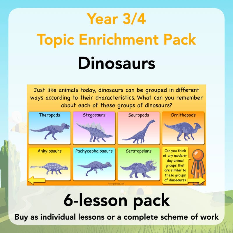 Dinosaurs Topic KS2 Enrichment Lesson Pack – PlanBee