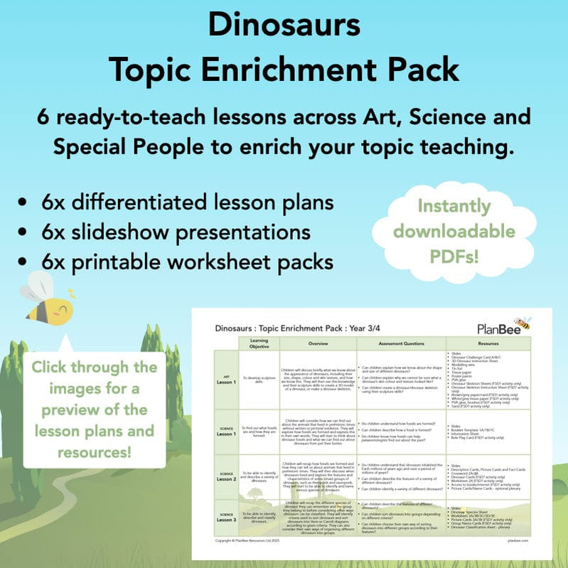Year 3 Topics | Cross-curricular resources by PlanBee