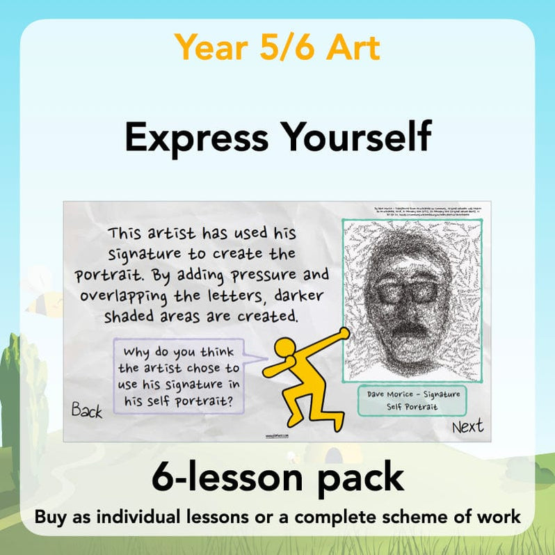 Express Yourself Art lessons and resources for KS2 | PlanBee