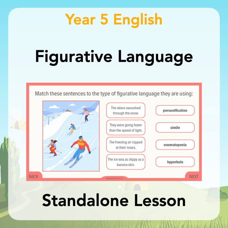 Figurative Language KS2 Lesson Pack | PlanBee