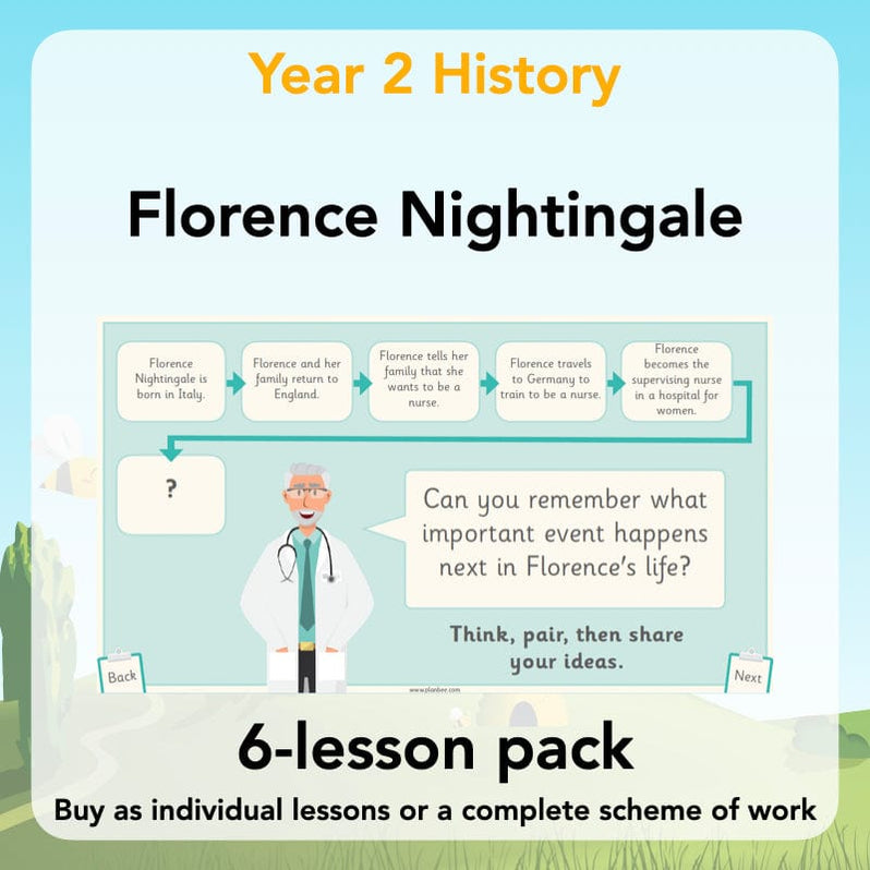 Florence Nightingale KS1 Lesson Pack by PlanBee