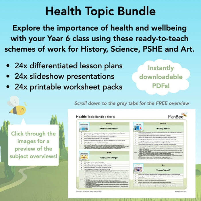 KS2 Health Topic Bundle | PlanBee