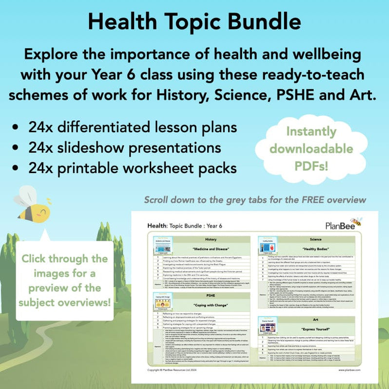 KS2 Health Topic Bundle | PlanBee