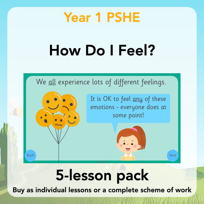 How Do I Feel? Feelings KS1 PSHE lesson pack by PlanBee