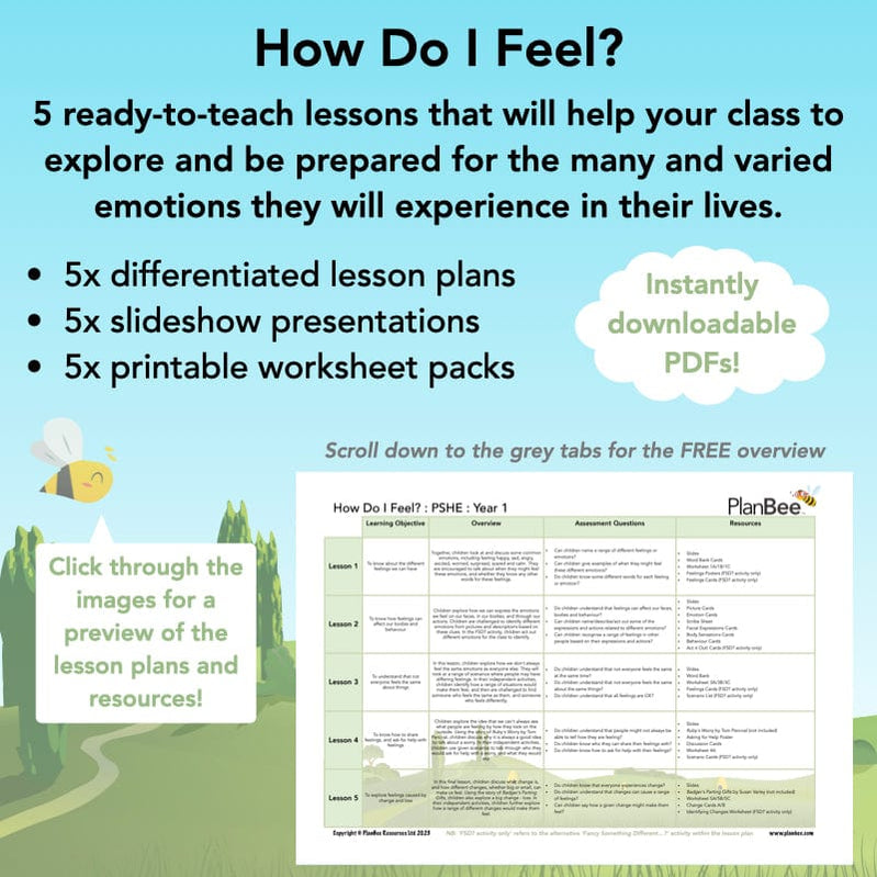 World Mental Health Day Activities and worksheets by PlanBee
