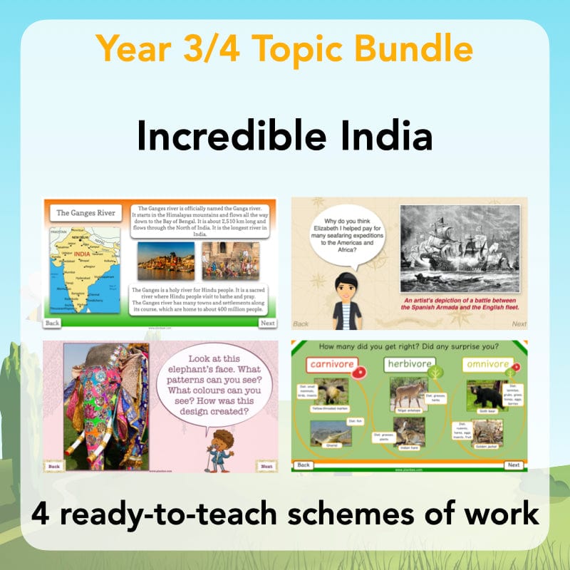 Incredible India Topic Planning KS2 Lessons by PlanBee