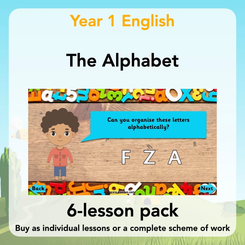 Alphabetical Order KS1 Lessons and Worksheets by PlanBee