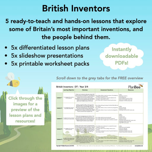 Design and Technology KS2 projects and lessons by PlanBee