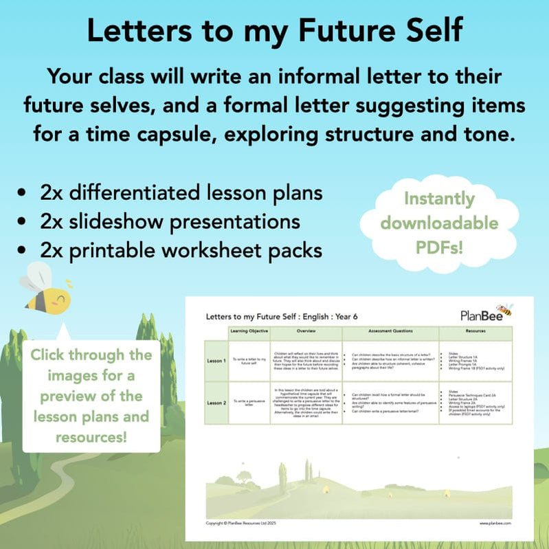 Year 6 English worksheets and lesson plan packs by PlanBee