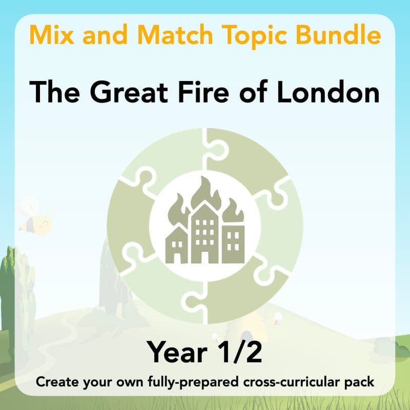 Year 1 Topics prepared cross-curricular packs by PlanBee