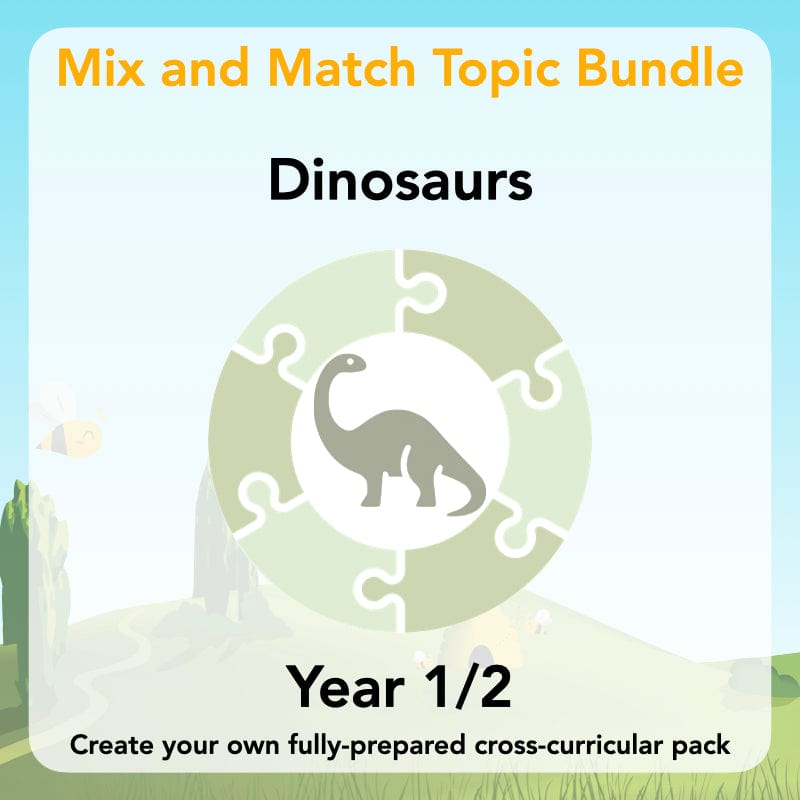 Dinosaurs KS1 Cross-Curricular Topic Bundle — PlanBee