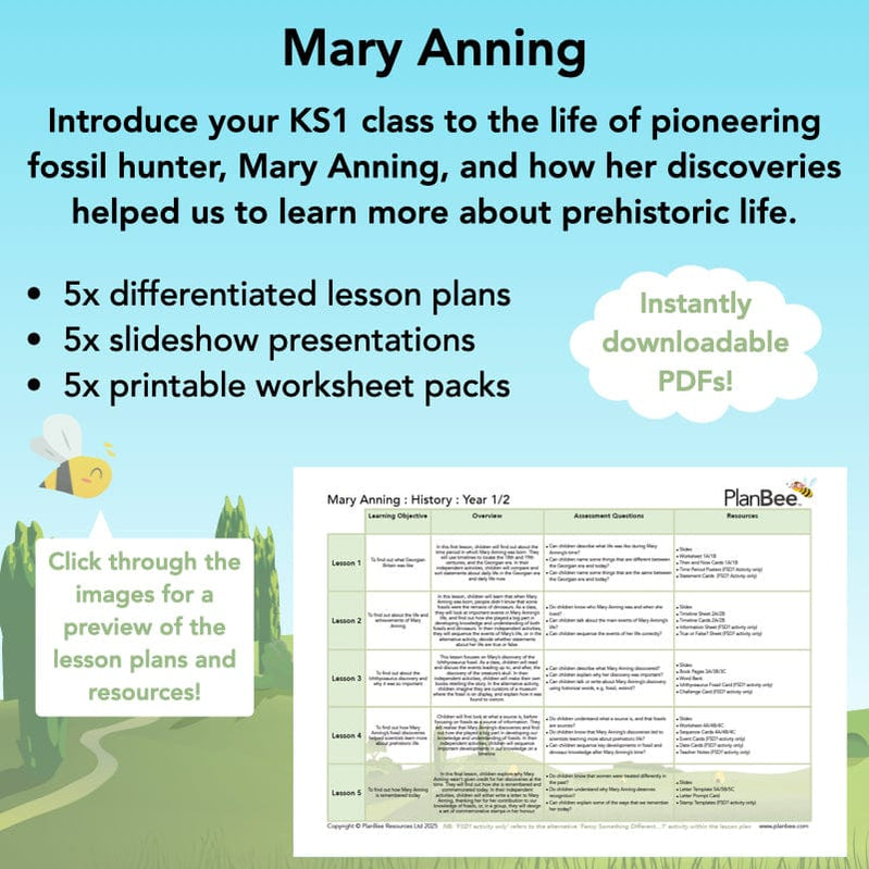 Year 1 History topics, planning and activities by PlanBee