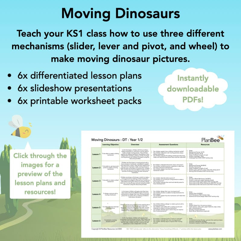 Year 1 Design and Technology lessons and projects | PlanBee