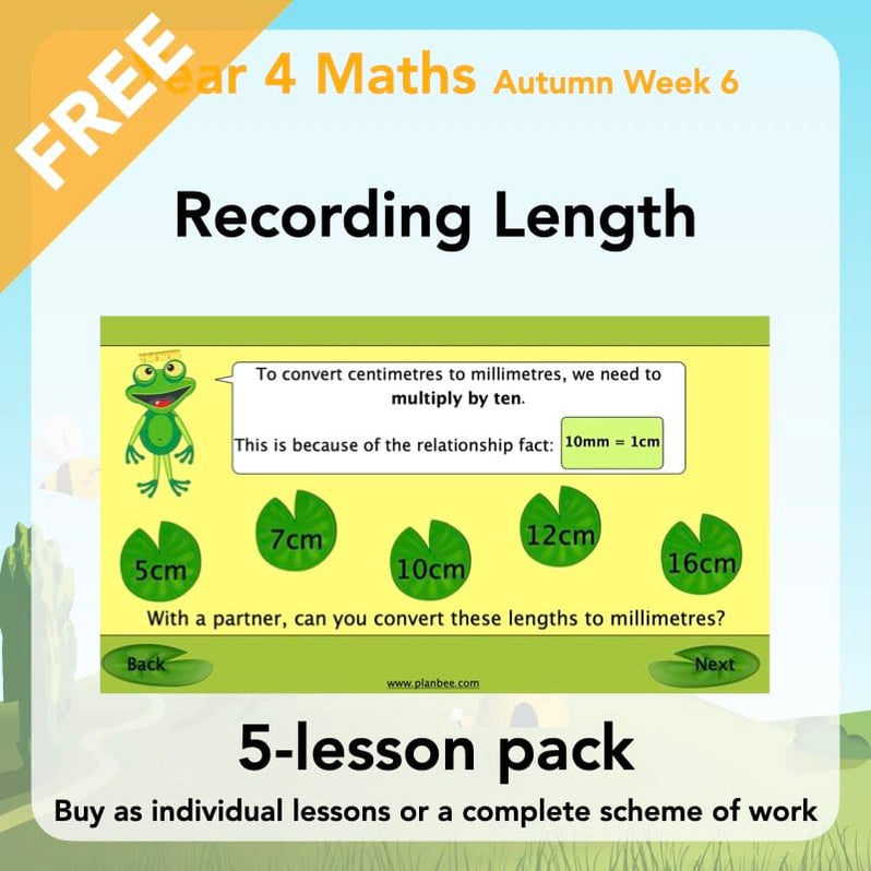 Recording Length - Measurement Maths Lessons for Year 4 — PlanBee