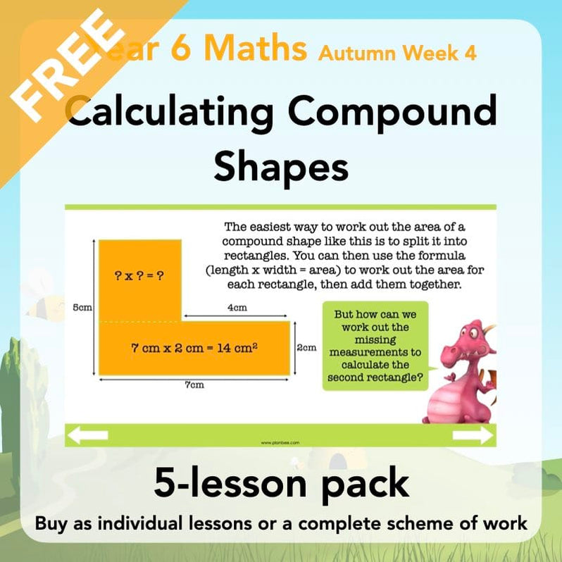 Volume and Area of Compound Shapes KS2 Maths by PlanBee