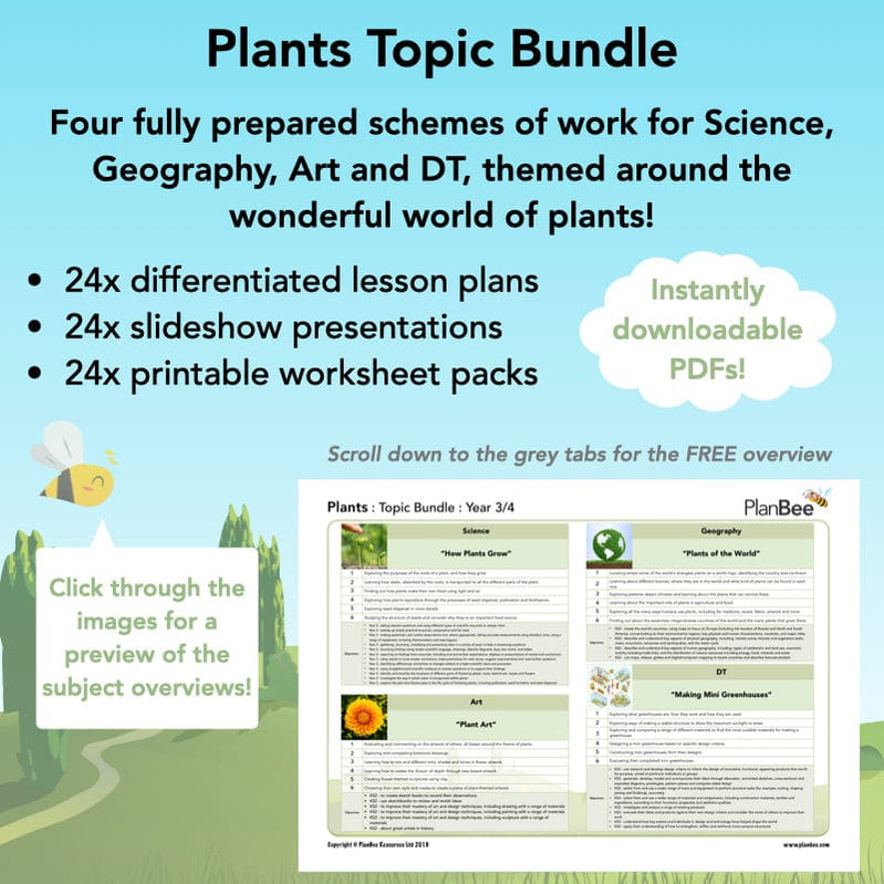 Year 4 Topics and Cross-curricular planning by PlanBee