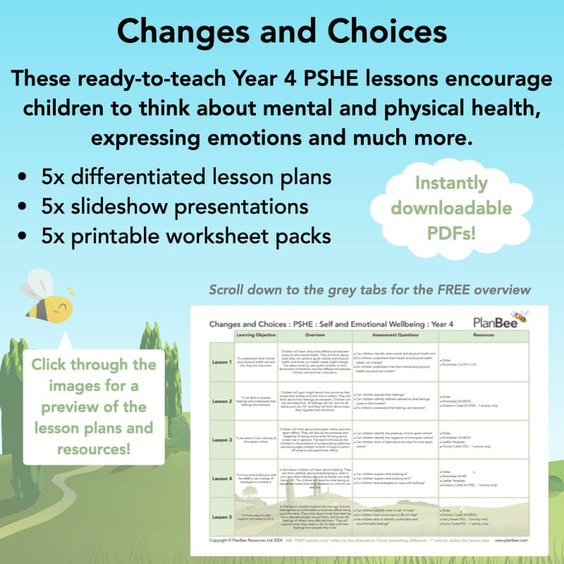 PSHE curriculum resources | PlanBee lesson packs