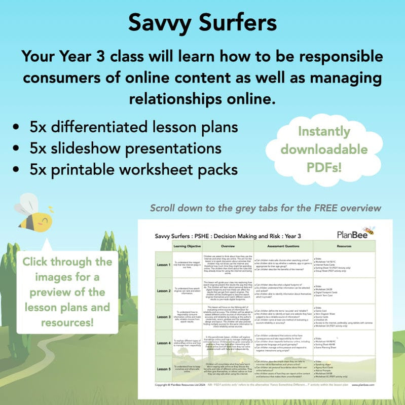 PSHE curriculum resources | PlanBee lesson packs