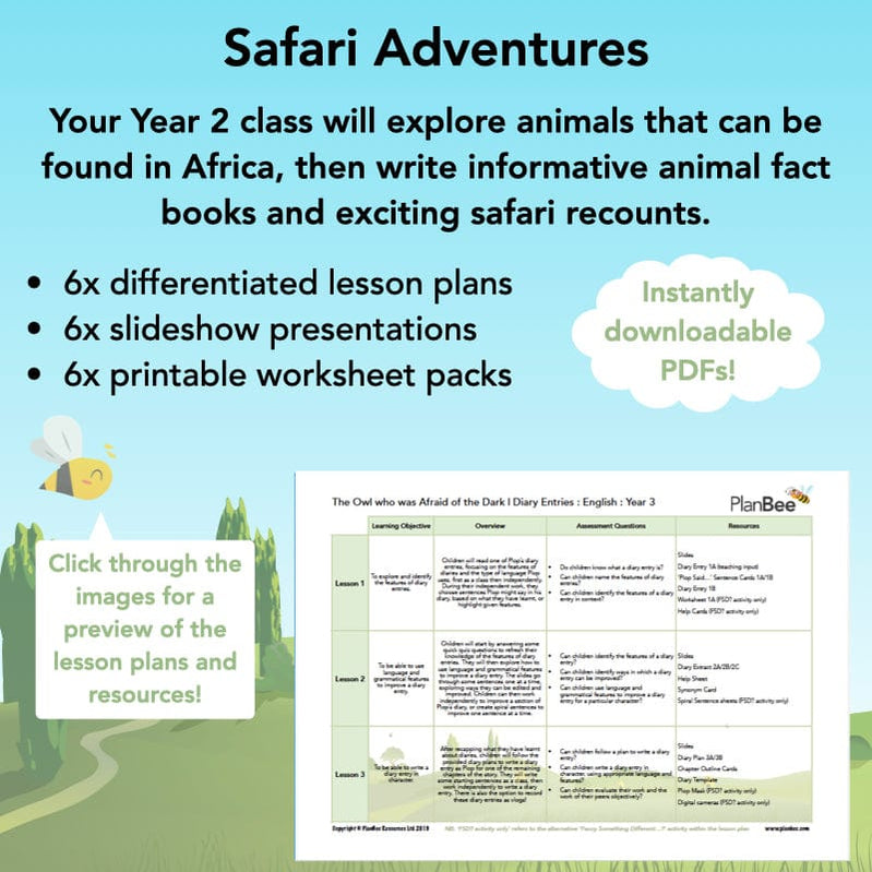 Year 2 Lesson Plans by PlanBee Teaching Resources