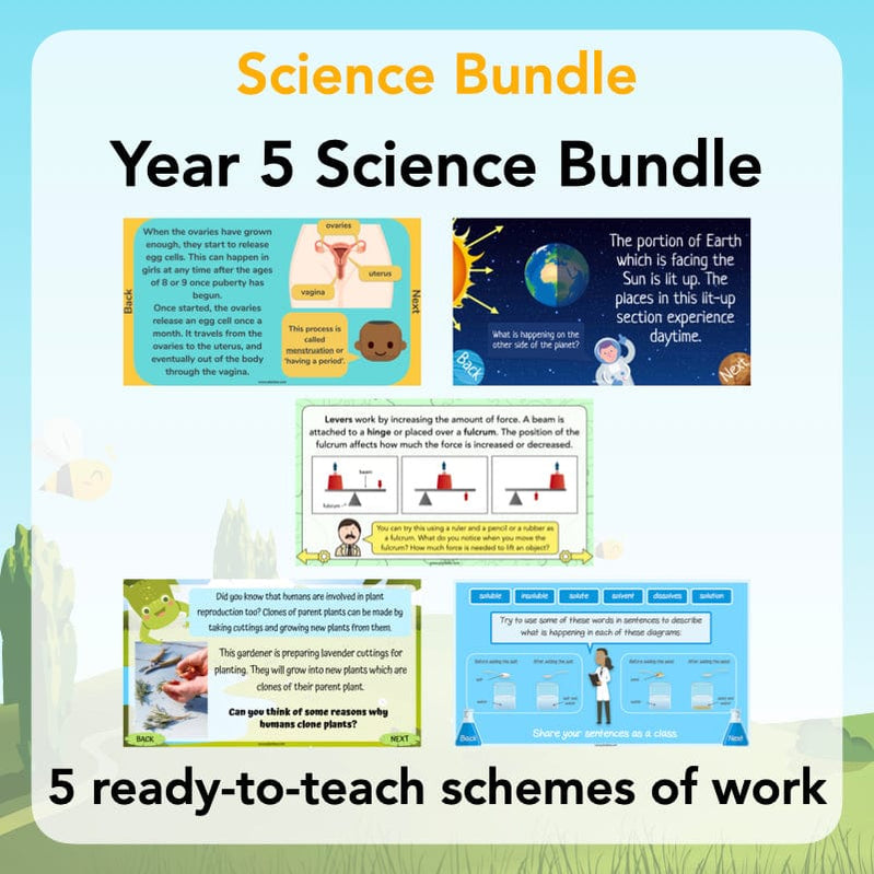 Year 5 Science Resources and Topics for the National Curriculum — PlanBee