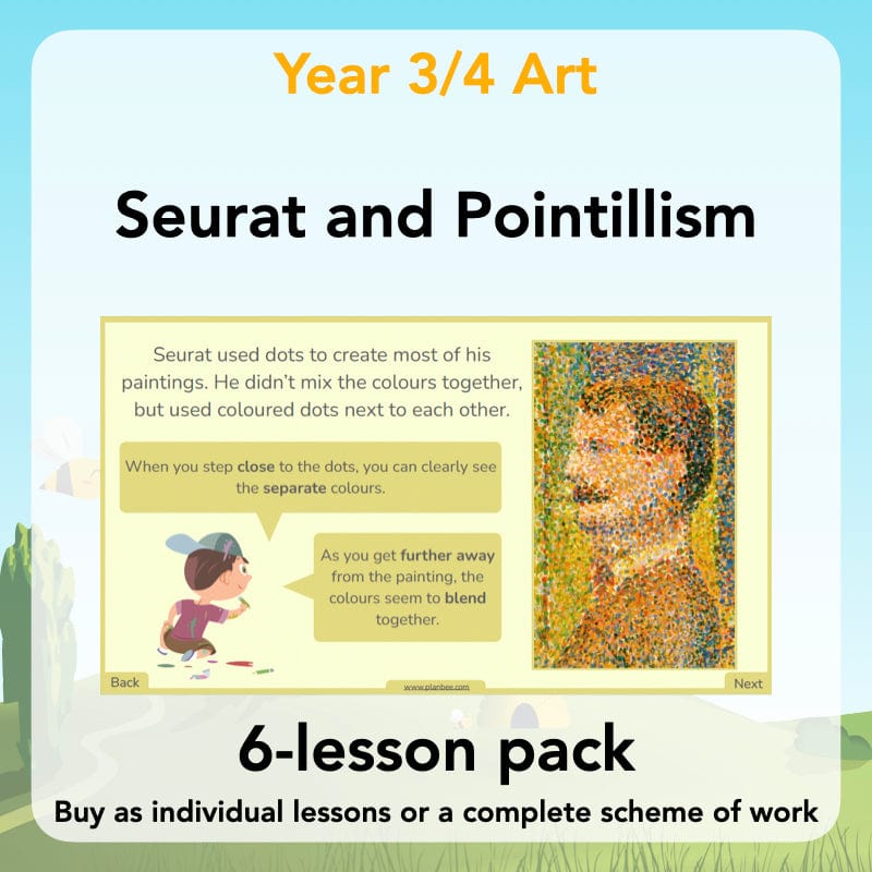 Seurat and Pointillism KS2 Lesson Plans and Art Projects – PlanBee
