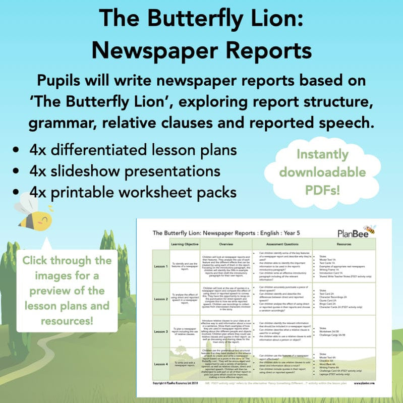 Year 5 Lesson Plans by PlanBee Teaching Resources
