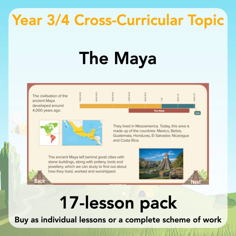 KS2 Ancient Maya Civilisation Topic Lessons by PlanBee
