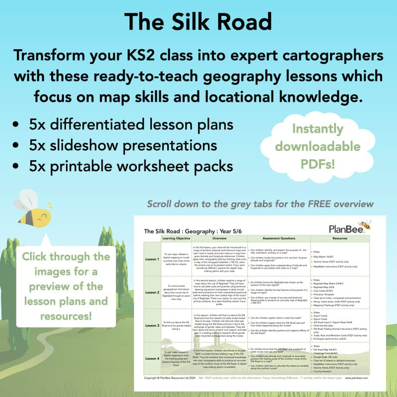 The Silk Road KS2 Geography lessons | PlanBee