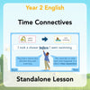 Time Connectives KS1 - PlanBee English Lesson