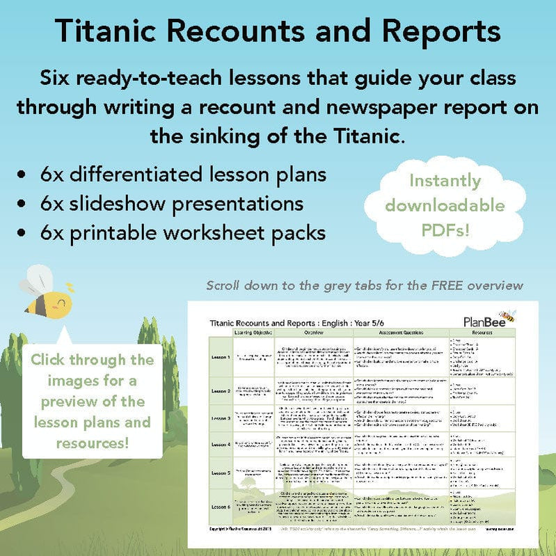 Year 6 English worksheets and lesson plan packs by PlanBee