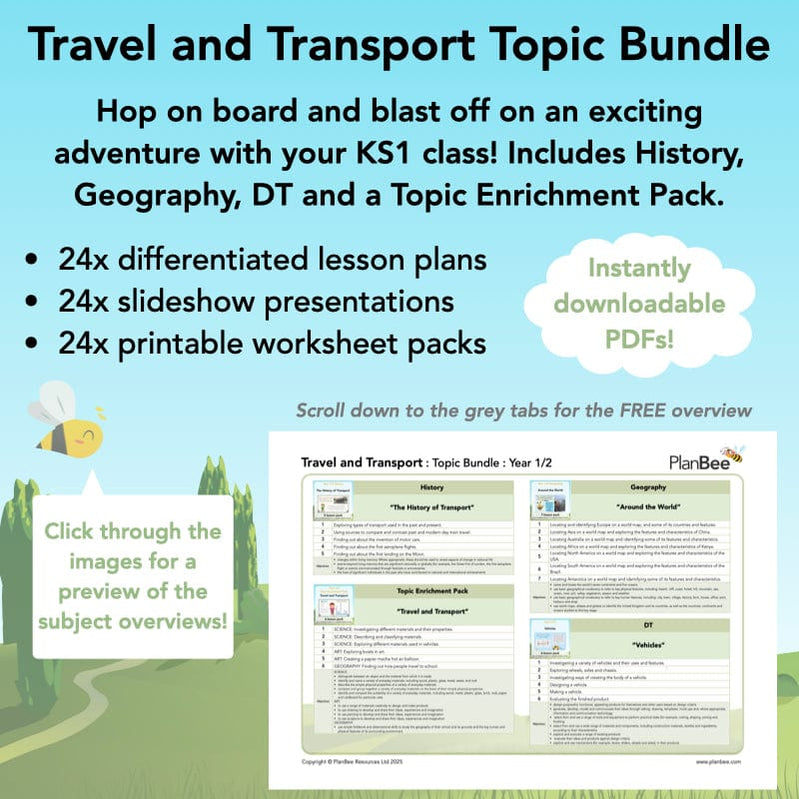 Primary History Resources & Lesson Plans — PlanBee