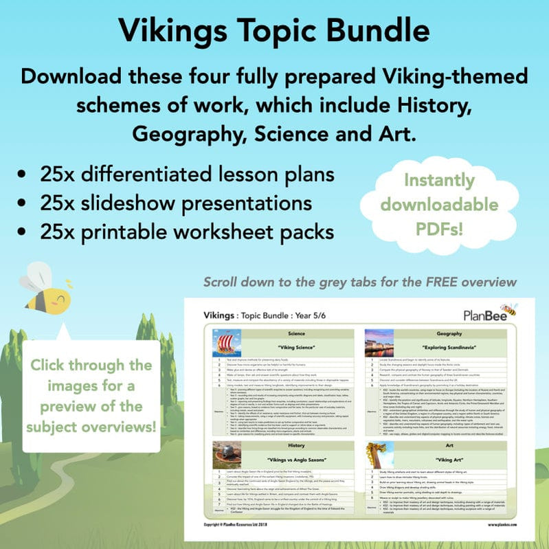 Vikings | KS2 Lesson Packs and Free Resources — PlanBee