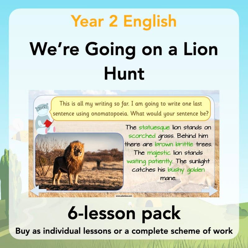 We're Going on a Lion Hunt KS1 English Lesson Planning — PlanBee