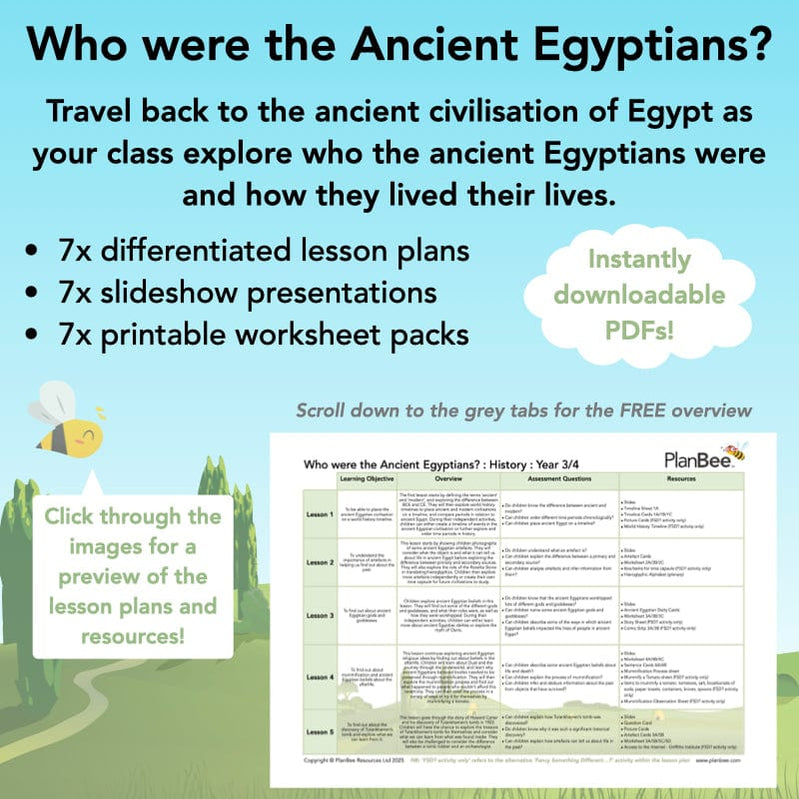 Ancient Egypt KS2 Lesson Plans & Resources — PlanBee