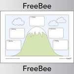 Story Mountain Template | Free Story Planner — PlanBee