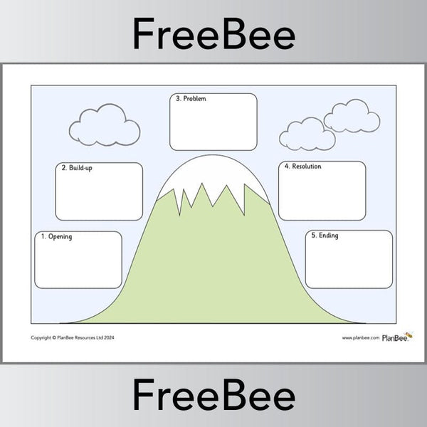 Free Printable Story Mountain Template - FREE Templates