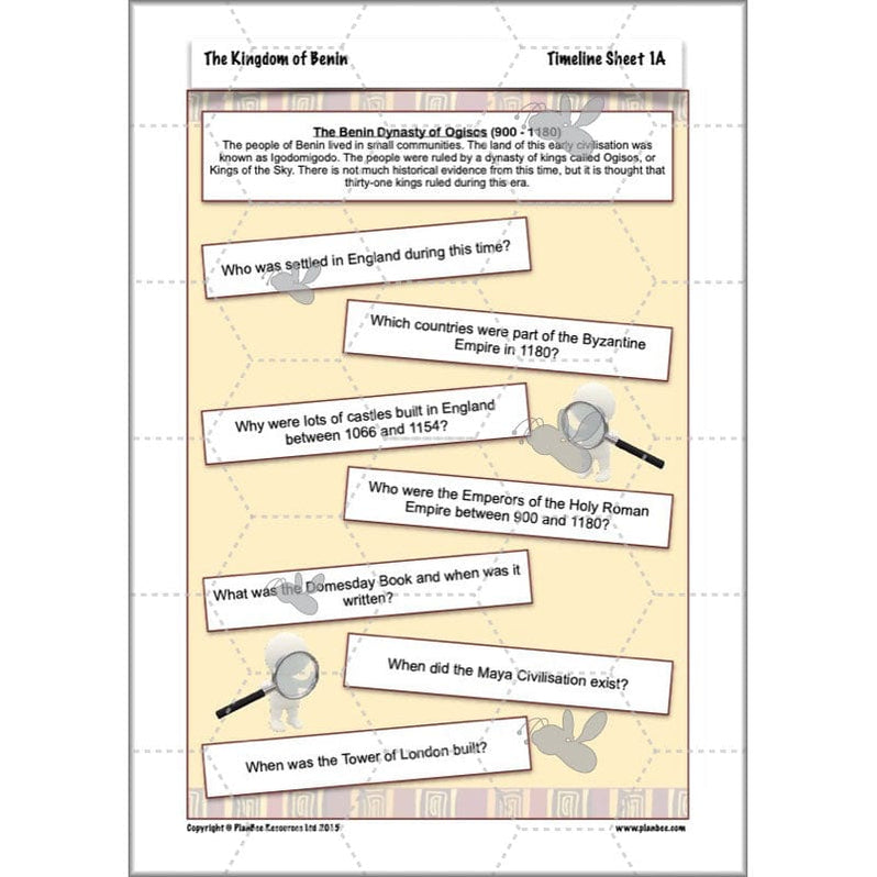 The Kingdom of Benin KS2 History Lesson Pack by PlanBee