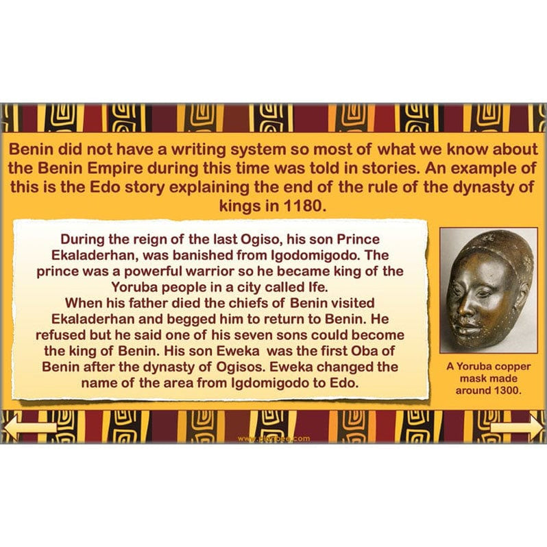 The Kingdom of Benin KS2 History Lesson Pack by PlanBee