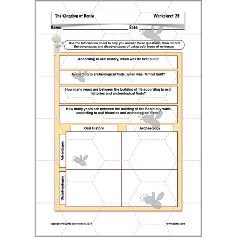 The Kingdom of Benin KS2 History Lesson Pack by PlanBee