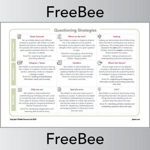 FREE Questioning Strategies Guide by PlanBee